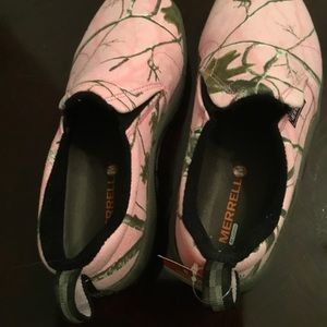 Merrell | Shoes | Morrell Cushion Dual Density Pink Walking Shoes ...